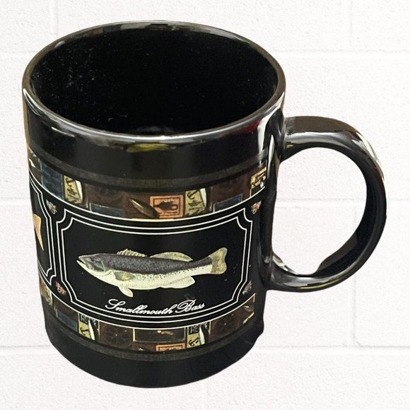 No brand / Not sure | Dining | Black Ceramic Rainbow Trout Yellow Perch ...